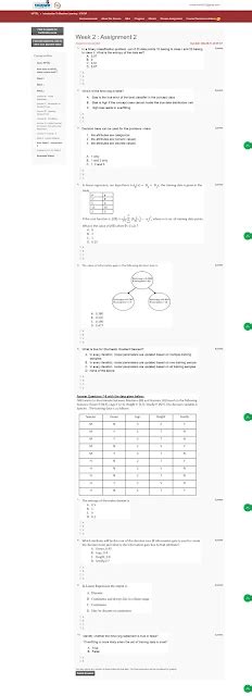 nptel introduction to machine learning iitkgp week 2 assignment