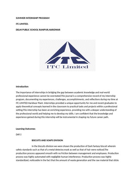 Itc Report Pdf Knowledge Cognition