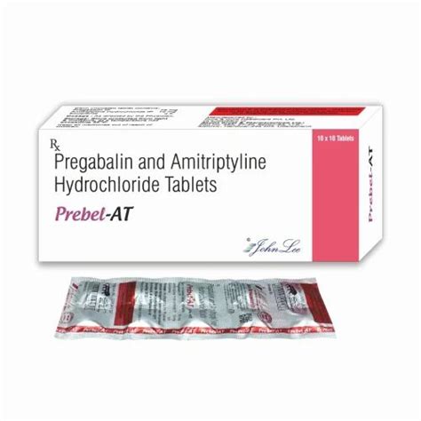 Prebel AT Pregabalin Amitriptyline Tablets At Stripe Elavil In Nagpur ID