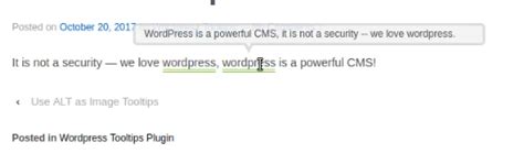 Wordpress Tooltips Video Tutorial 7 Wordpress Tooltip Keyword Matching