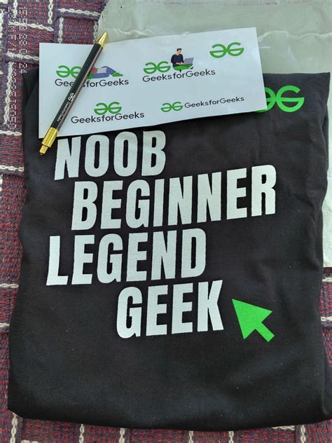 Vinay Pinjala On Linkedin Geeksforgeeks Swag Techcommunity Gfg