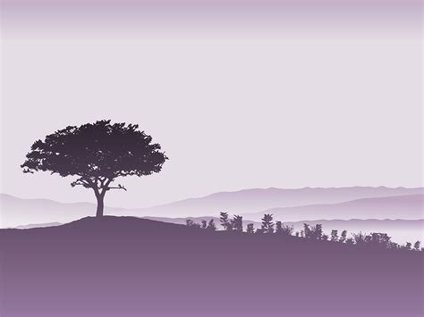 Tree Landscape Vector Art At Vecteezy