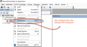 VBA Ausgabe Auf Konsole Zum Debuggen EKiwi Blog De
