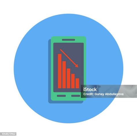 전화 색된 아이콘 배지 스타일에서에 금융 지표 하나 은행 컬렉션 아이콘의 Ui Ux에 대 한 사용할 수 있습니다 0명에 대한 스톡 벡터 아트 및 기타 이미지 Istock
