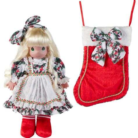 Have A Holly Dolly Christmas 31st Annual Girl Stocking Doll Precious