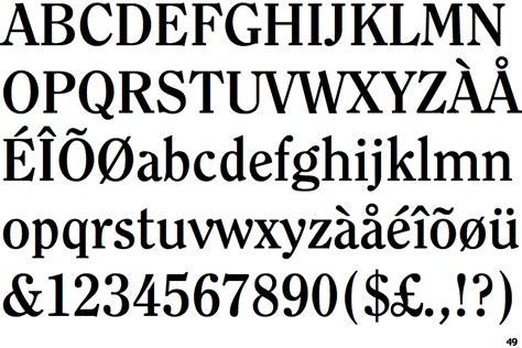 Identifont Itc Clearface Bold