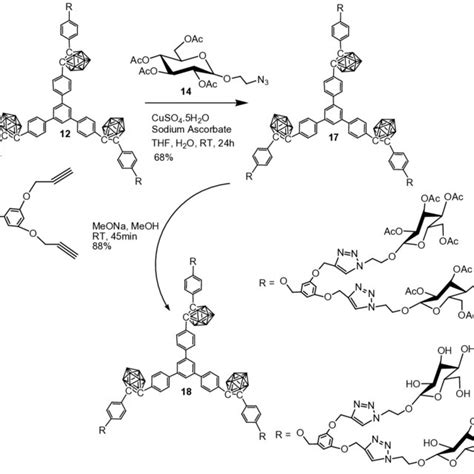 Scheme 1 Synthesis Of Dendritic Core 7 Containing Three O Carborane Download Scientific Diagram