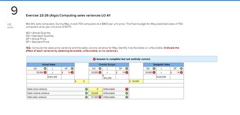 Solved Exercise 23 11 Algo Direct Materials And Direct