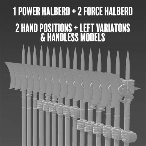 🔫 The Halberd Pack・ 3d File For 3d Printing・cults