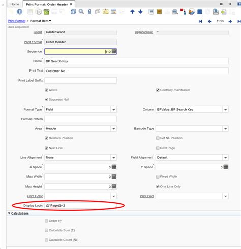 nf7 1 display logic for print format item idempiere en