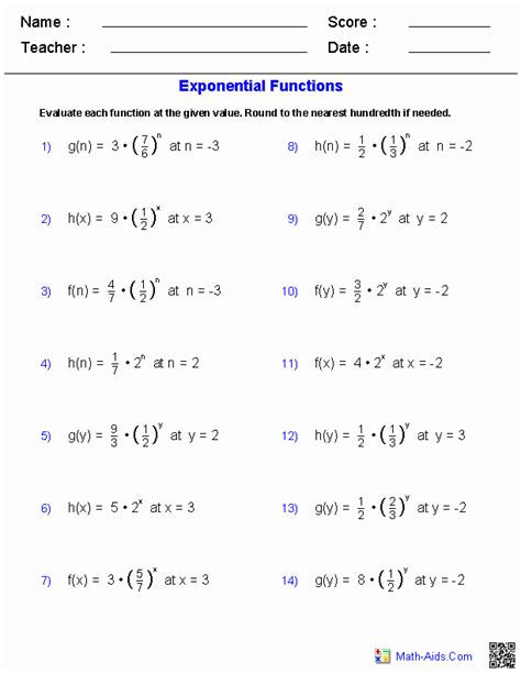 50 Simplify Exponential Expressions Worksheet Chessmuseum Template Library