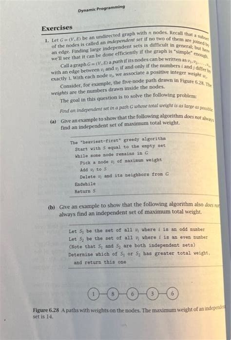 Solved Exercises 1 Let Gve Be An Undirected Graph With