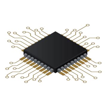 Isometric Cpu Vector Design Images Isometric Cpu Vector Computer Cpu Technology PNG Image