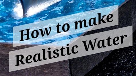How To Make Ultra Realistic Water Effect Youtube