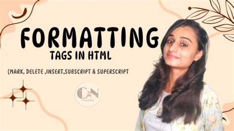 html formatting tags part3 mark delete insert subscript and superscript