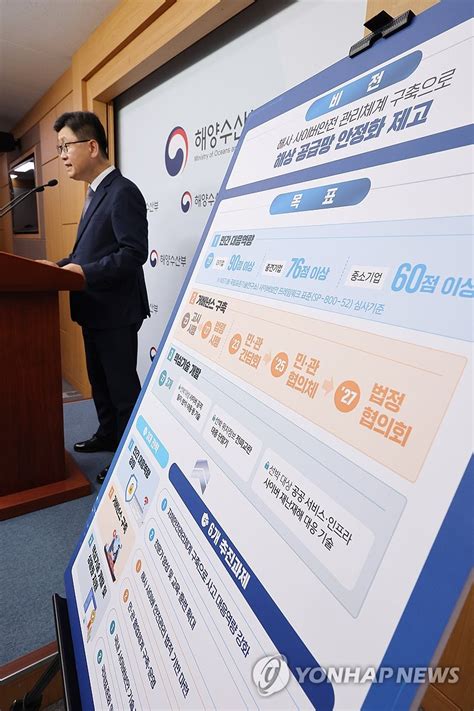 안정적인 해상 물류 공급망 유지를 위해 연합뉴스