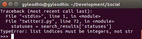 Twitter Searching For Tweets With Tweepy In Python Stack Overflow
