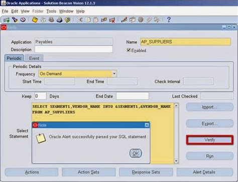 Oracle Ebs Technical Oracle Alerts In R12