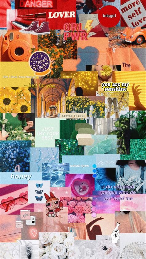 Rainbow Collage Wallpapers Wallpaper Cave