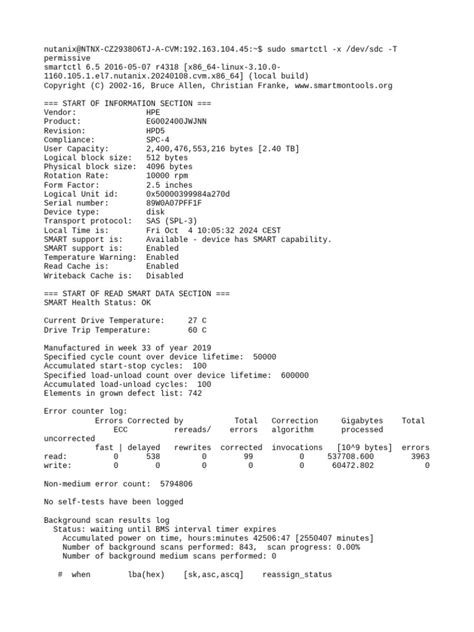 Smartctlresult Pdf Hard Disk Drive Data Management Smartctlresult Pdf Hard Disk Drive Data Management