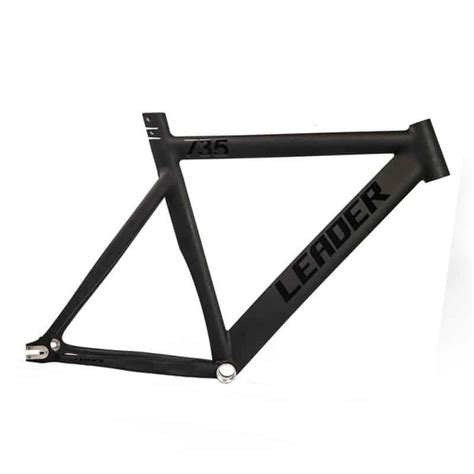 Leader 735 Frameset Matte Black The Fixed Gear Shop