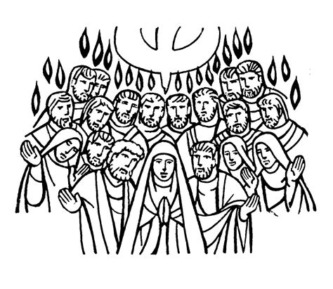 Sgblogosfera Amigos De Jesús PentecostÉs Para Colorear
