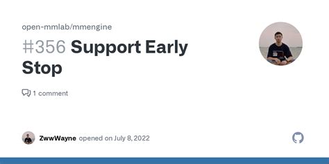 Support Early Stop · Issue 356 · Open Mmlabmmengine · Github