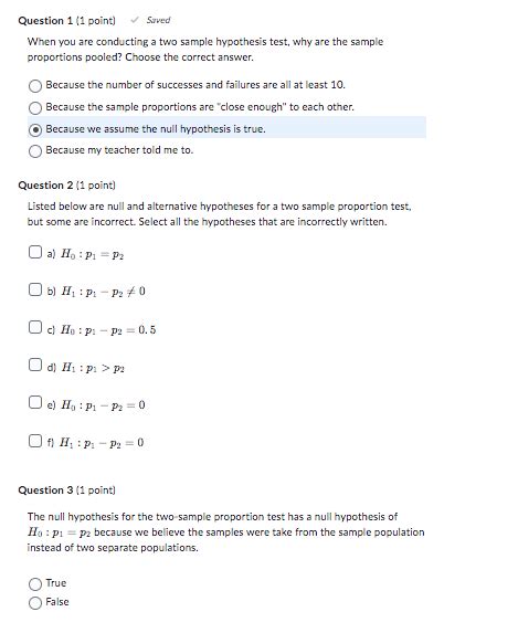 Solved When You Are Conducting A Two Sample Hypothesis Test Chegg Com