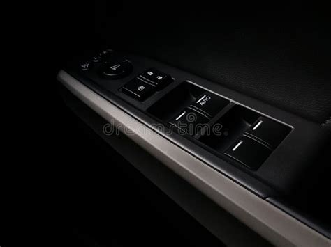 Button To Turn Off The Car Window Stock Photo Image Of Auto Style