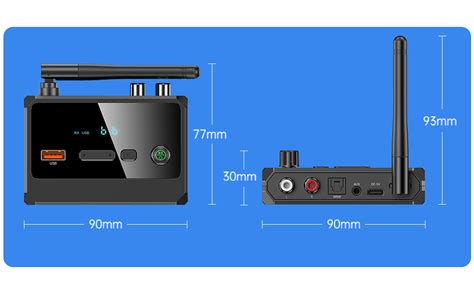 Suyee Bluetooth 5 3 Receiver For Home Stereo Rca Bluetooth Adapter Low Latency