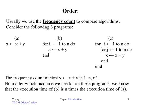 Introduction Algorithms Order Analysis of Algorithm - ppt download