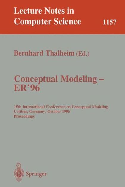 Conceptual Modeling Er 96 15th International Conference On