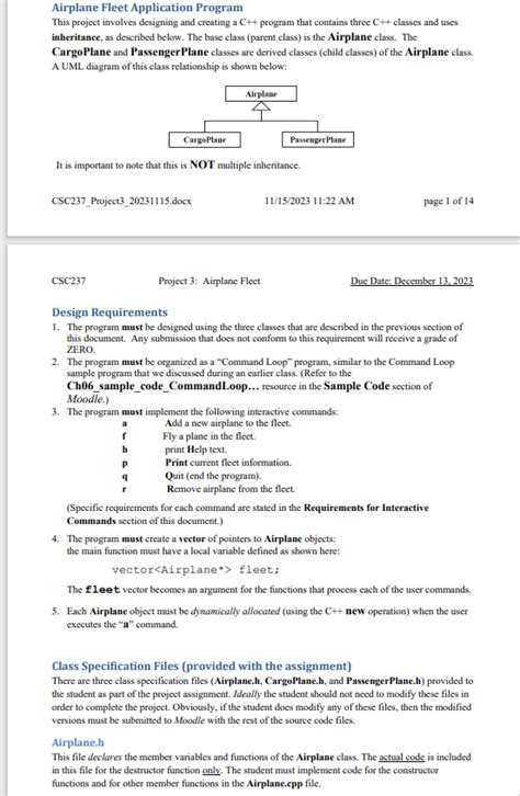 Solved Need Help With This C Program I Have To Write 3 Cpp