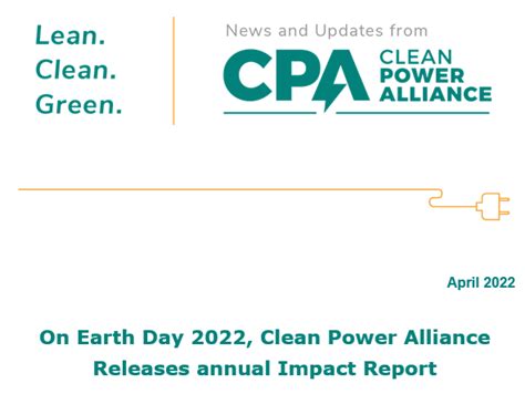 April Newsletter Clean Power Alliance