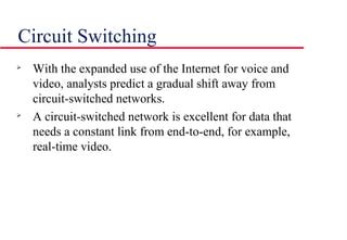 Circuit And Packet Switching PPT