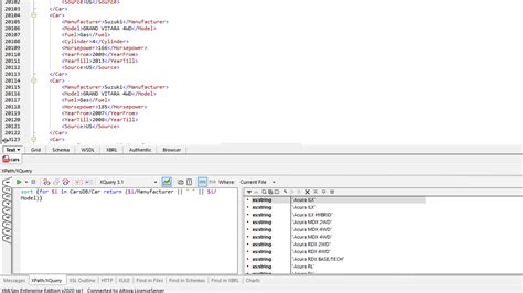 Fnsort Xpath Xquery Reference Altova