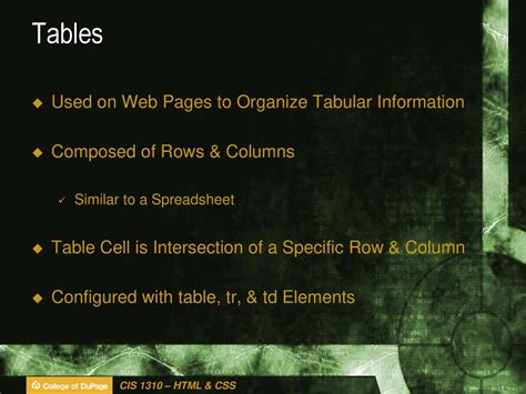 8 Tables Ppt Download
