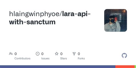 Github Hlaingwinphyoe Lara Api With Sanctum