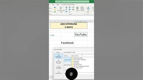 How To Add And Remove Hyperlink In Excel Shorts Msexcel Exceltricks