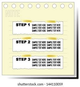 Note Paper Vectors Stock Vector Royalty Free 144110059 Shutterstock