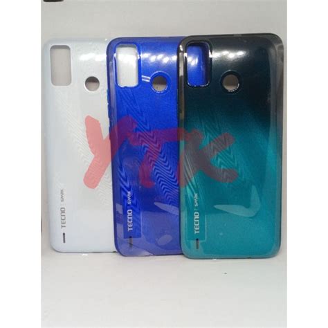 Jual Backdoor Backcover Kesing Tutup Belakang Tecno Spark 6 Go Shopee Indonesia