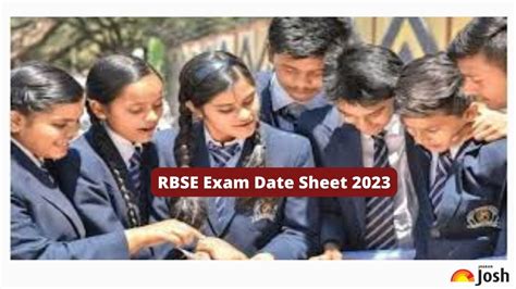 Rbse Exam Date Sheet 2023 Rajasthan Board To Release Class 10th 12th Time Table By This Week