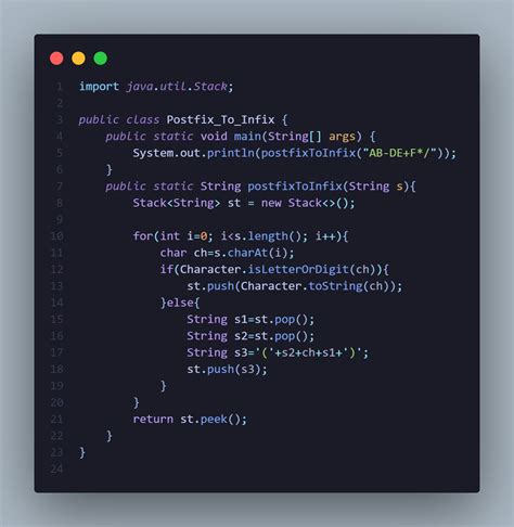 100daysofcode 100daysofcode Day28 Dsa Postfixtoinfix