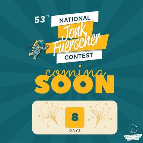 Fondation Jeunes Scientifiques Luxembourg On Linkedin 8️⃣ Days Left For The National Jonk