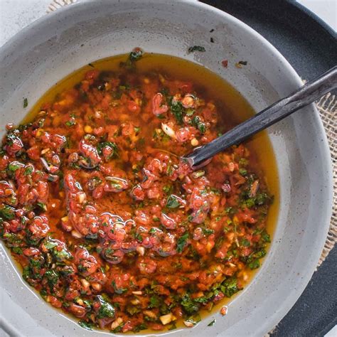 Red Chimichurri Sauce Recipe Chimichurri Rojo Feasting Not Fasting