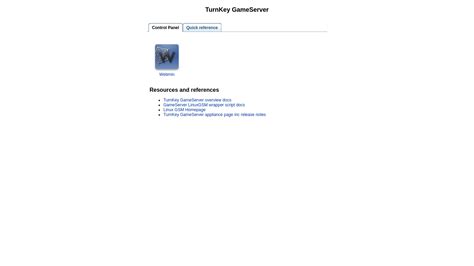 Gameserver Turnkey Gnu Linux