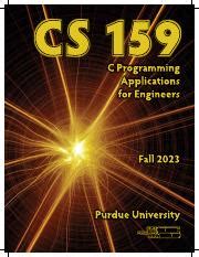 CS 159 C Programming Applications For Engineers Fall 2023 Course Hero