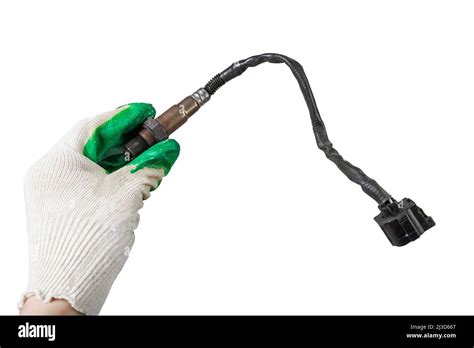 Lambda Probe Oxygen Sensor Device Designed To Record Amount Of Remaining Oxygen In The Exhaust