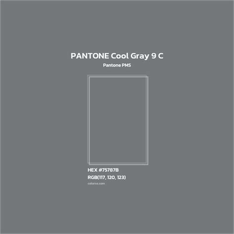 About PANTONE Cool Gray C Color Color Codes Similar Colors And Paints Colorxs
