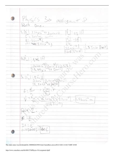 physics 30 assignment 8 pdf pdf